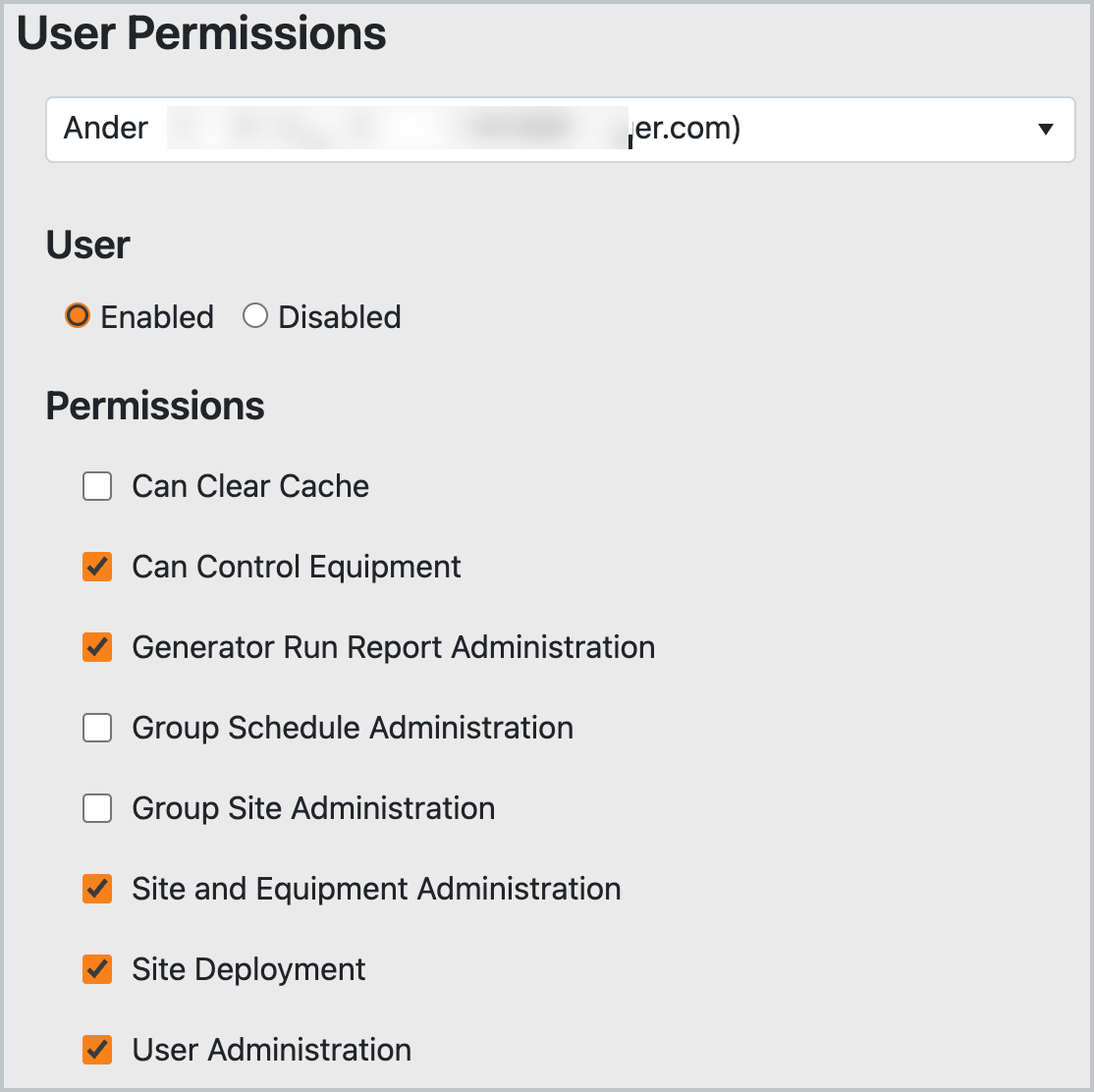 User Permissions and Site Access