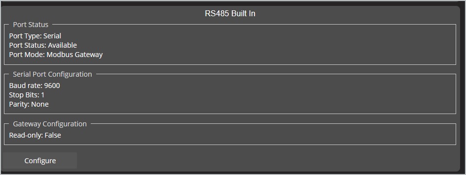 Power Zone Pro Sync RS485